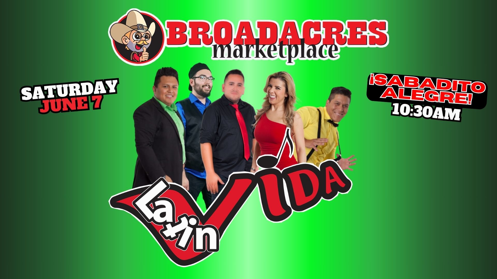 ¡SABADITO ALEGRE! - LATIN VIDA - Broadacres Marketplace